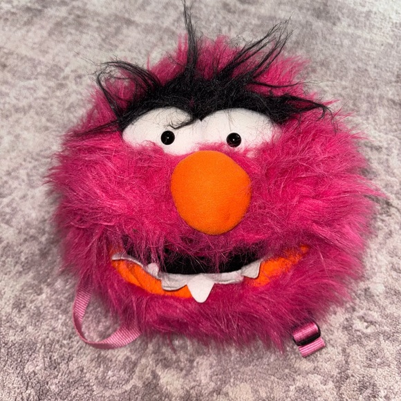 Disney | Bags | Disney Pink Fuzzy Muppet Sesame Street Animal Monster ...